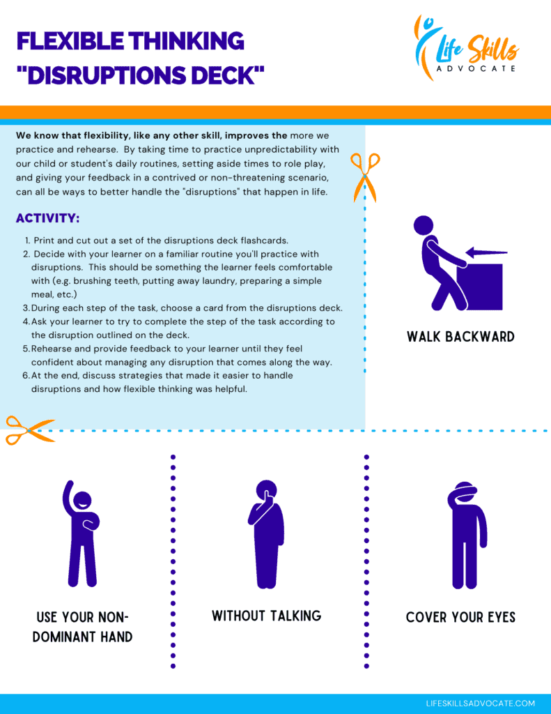 10-Minute Flexible Thinking Activities | Life Skills Advocate