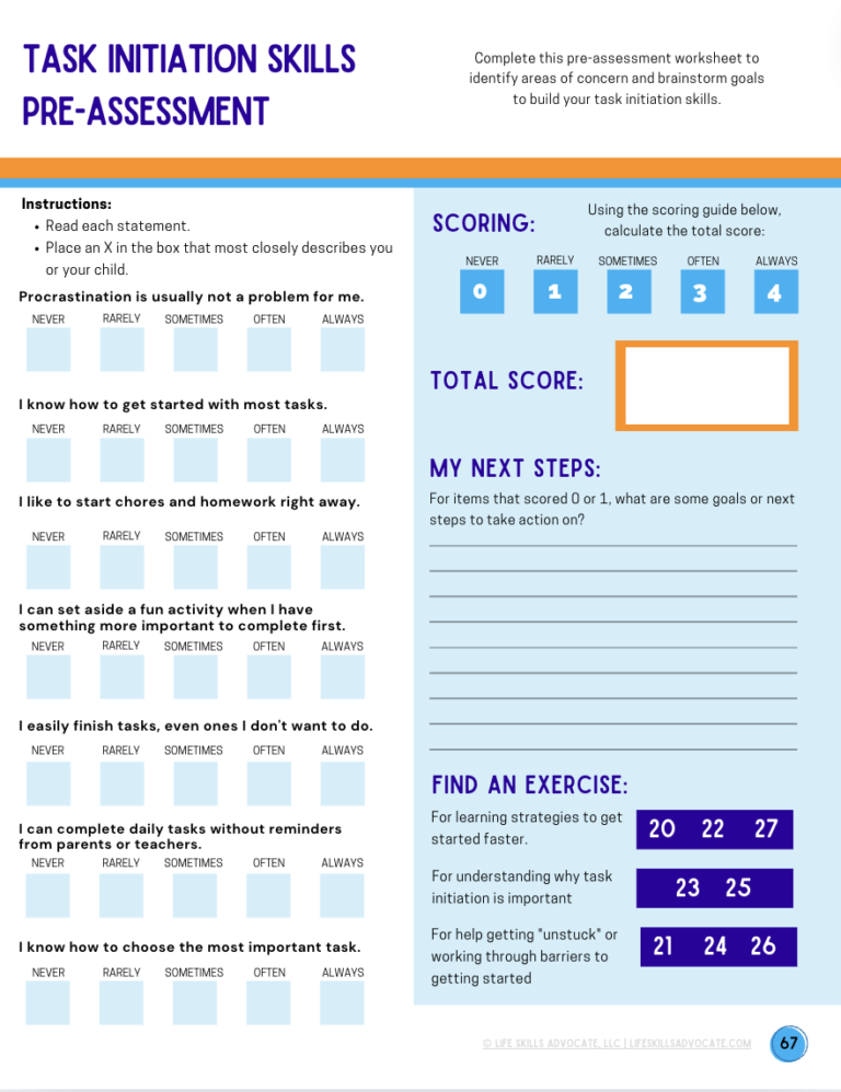 How To Use Self-Monitoring To Overcome Procrastination | Life Skills ...