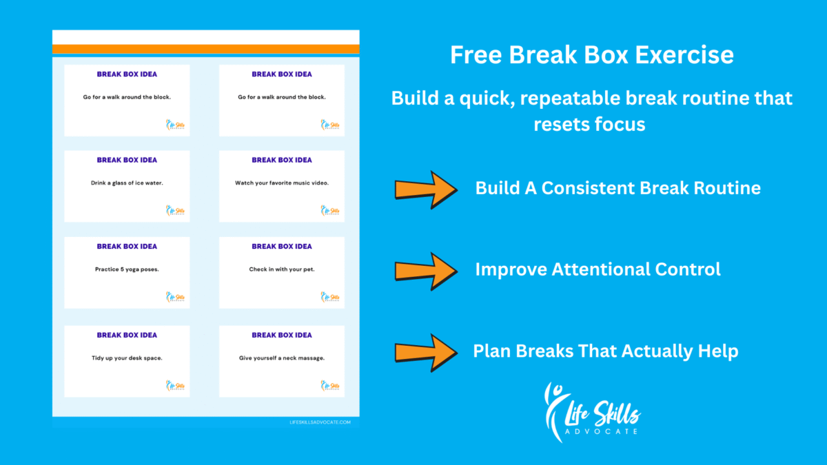 Free Break Box Exercise | Life Skills Advocate