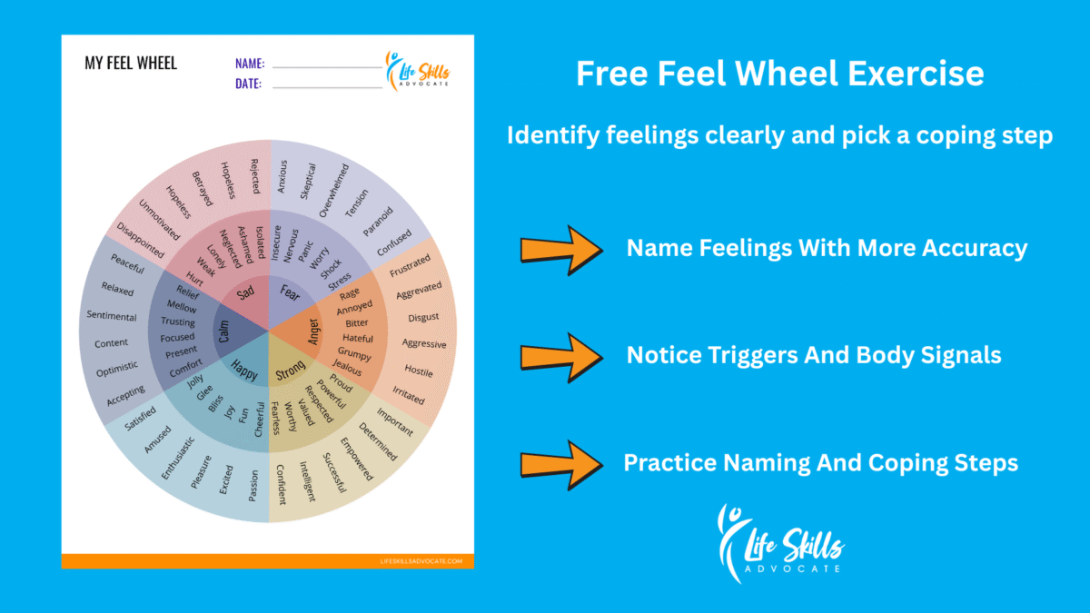 Free Feel Wheel Exercise | Life Skills Advocate