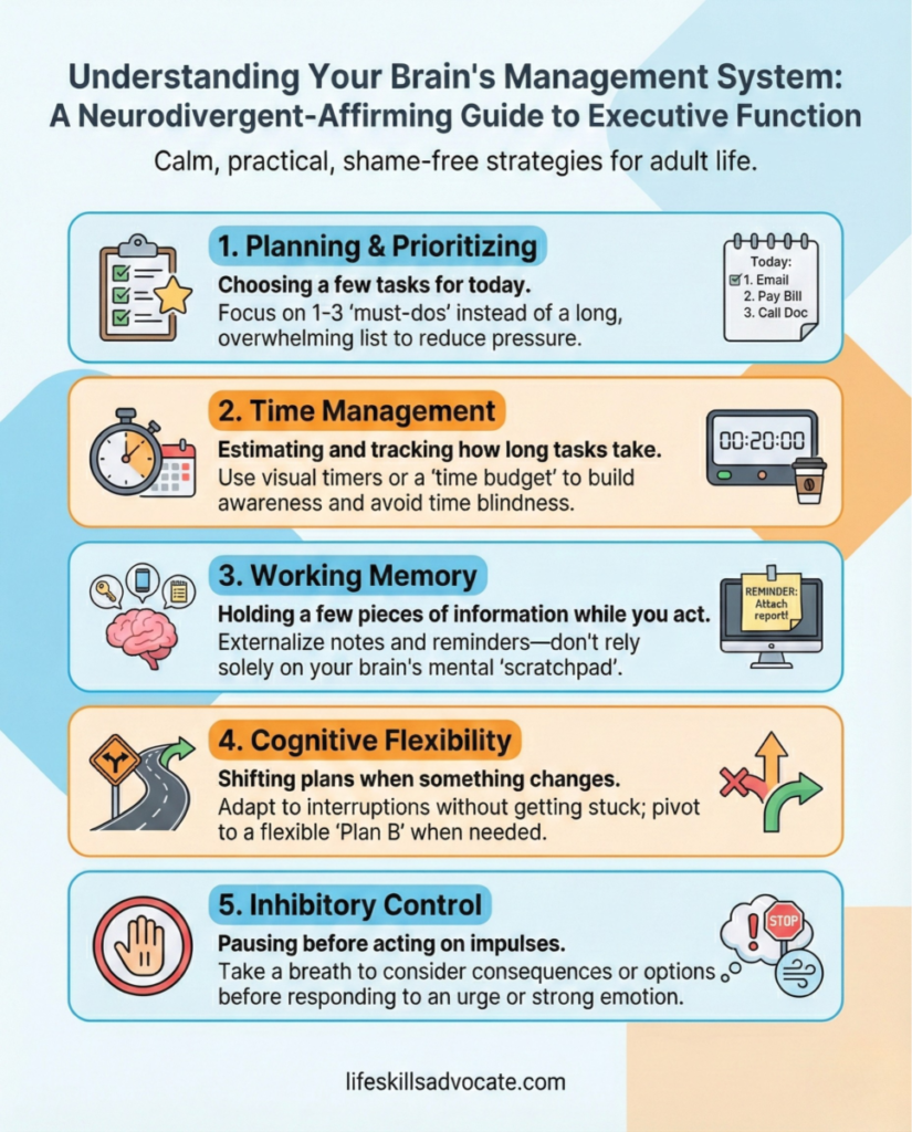 Improve Executive Function In Adults: A Realistic Guide | Life Skills ...