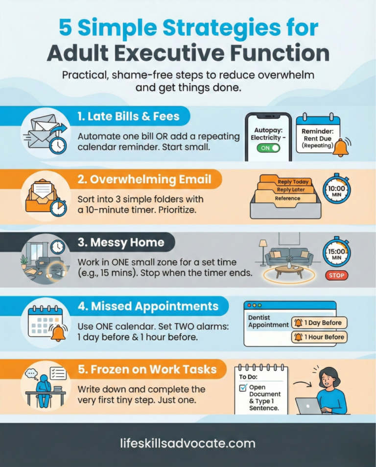 Improve Executive Function In Adults: A Realistic Guide | Life Skills ...